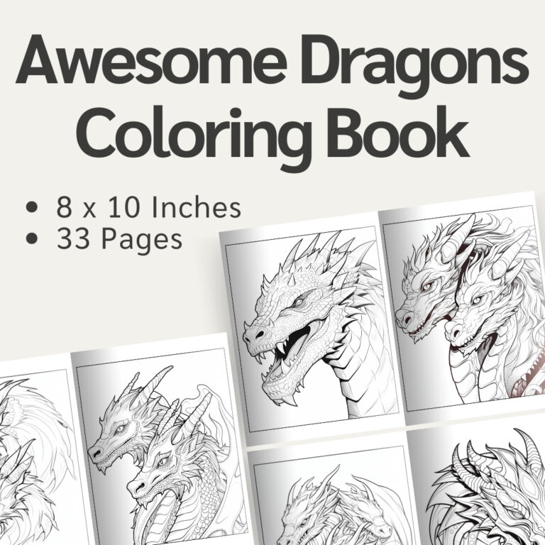 Awesome Dragons Coloring Pages / Sheets of Awesome Dragons Clipart ...