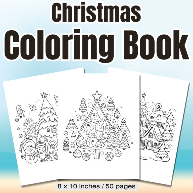 Christmas Coloring Pages Vol.8 / Sheets of Christmas {Coloring Book ...