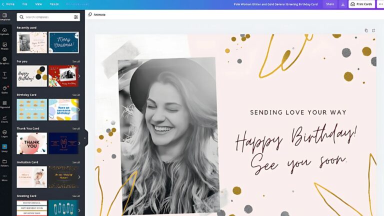 Create Custom Cards with Editable Card Templates for Teachers ...