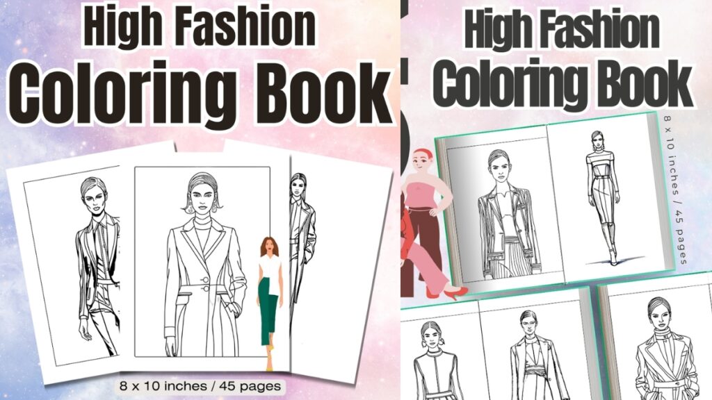Top 10 Best Fashion Coloring Pages for Kids and Adults - omnimart24h.com
